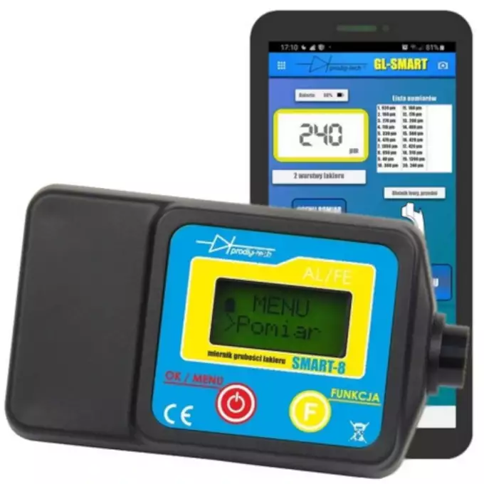 Prodig-Tech GL-SMART-8 Miernik Grubości Lakieru - MrCleaner