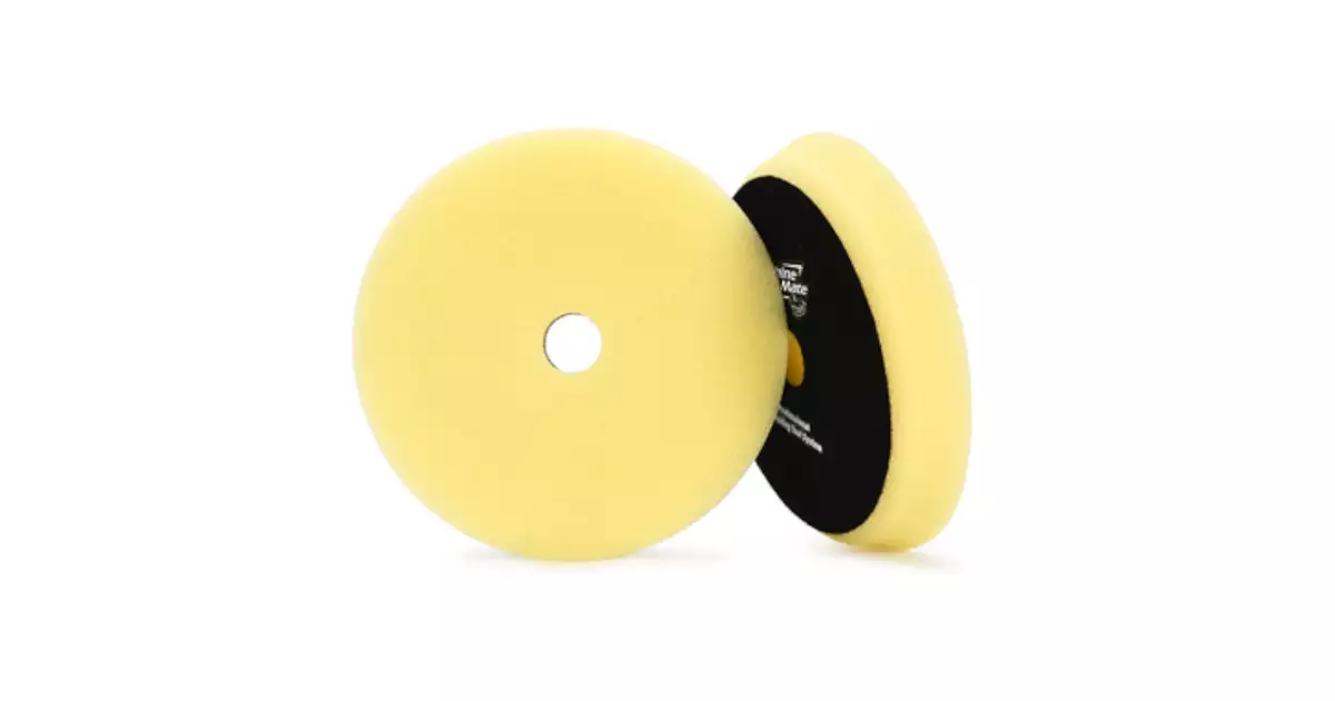 ShineMate Gąbka polerska 34126-1 Flat, T80 High Cut, Żółta; 150x25mm ...