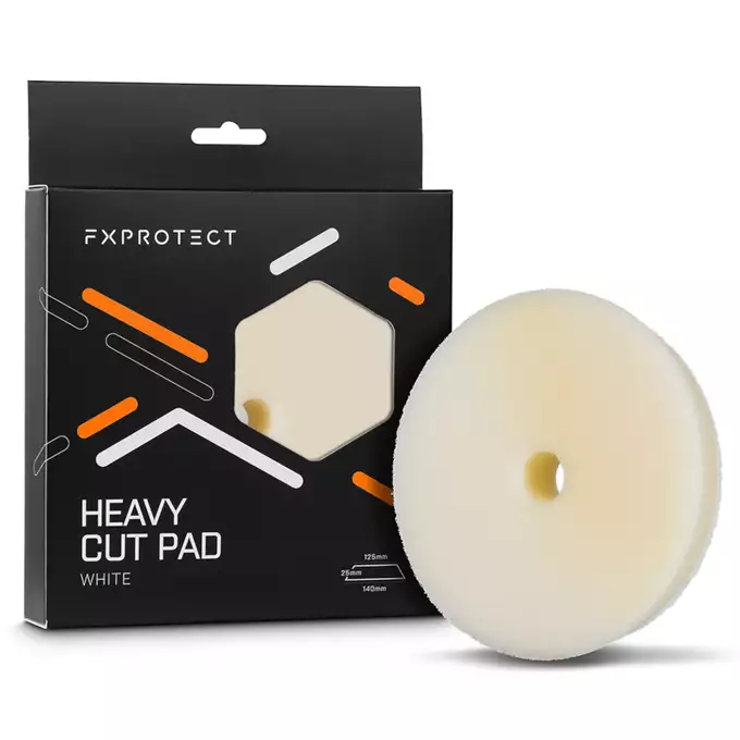 FX PROTECT Heavy Cut Pad White - Pad Polerski | MrCleaner
