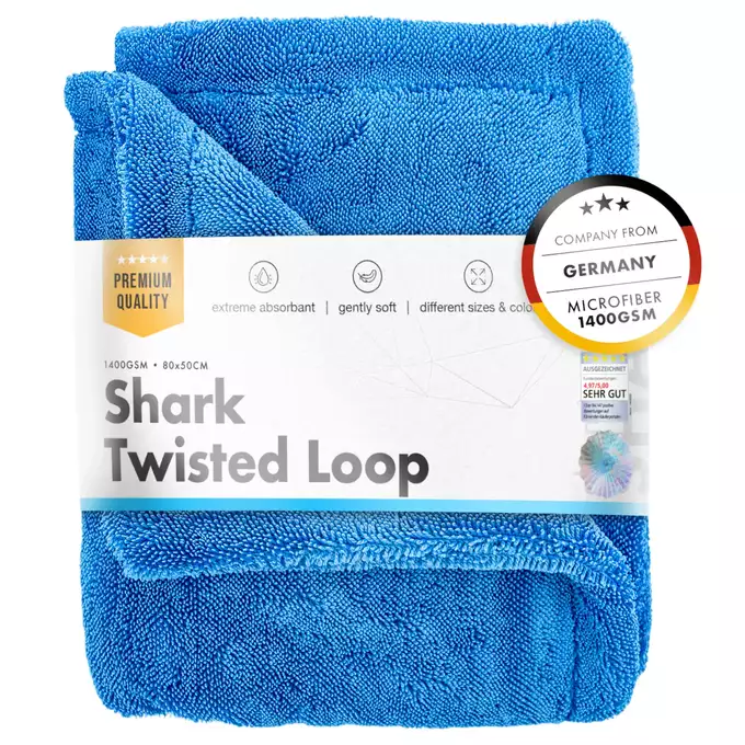 chemicalworkz Shark Twisted Loop Towel Blue - ręcznik do osuszania ...