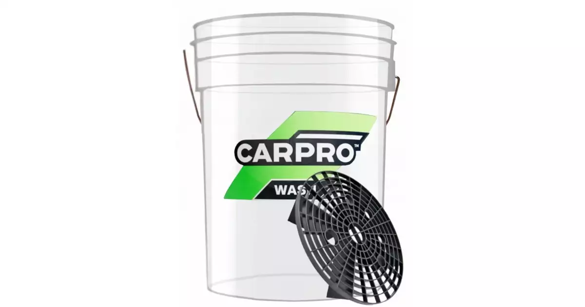 CARPRO Wiadro transparentne WASH 20L + separator czarny - MrCleaner